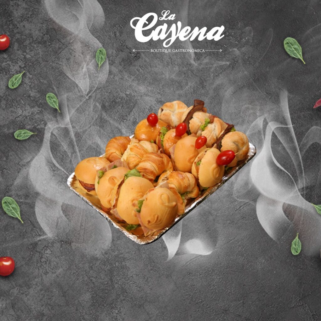 PICADA DE MINI SANDUCHES PARA 6 PERSONAS | La Cayena